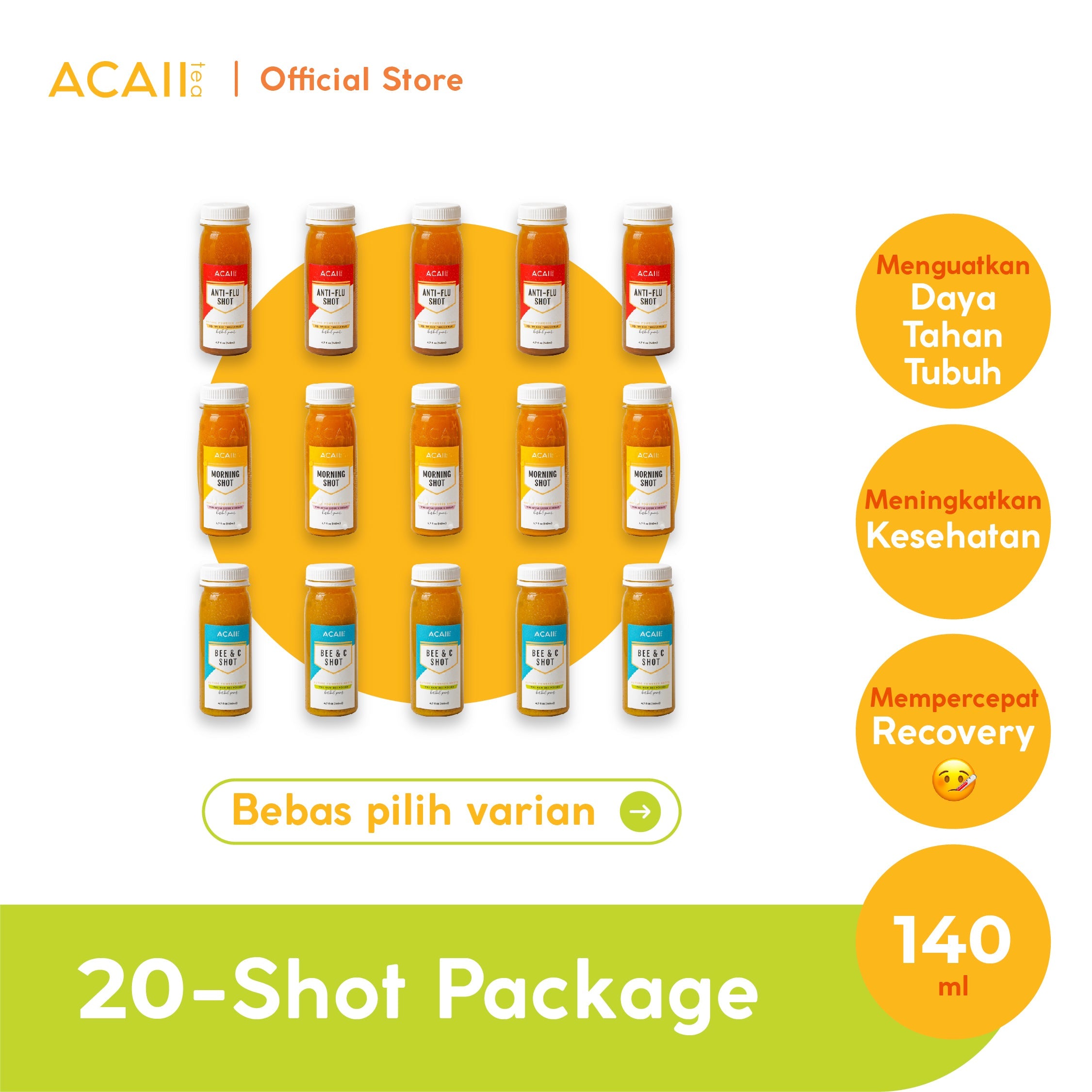 20 Shot Package – Acaii Tea