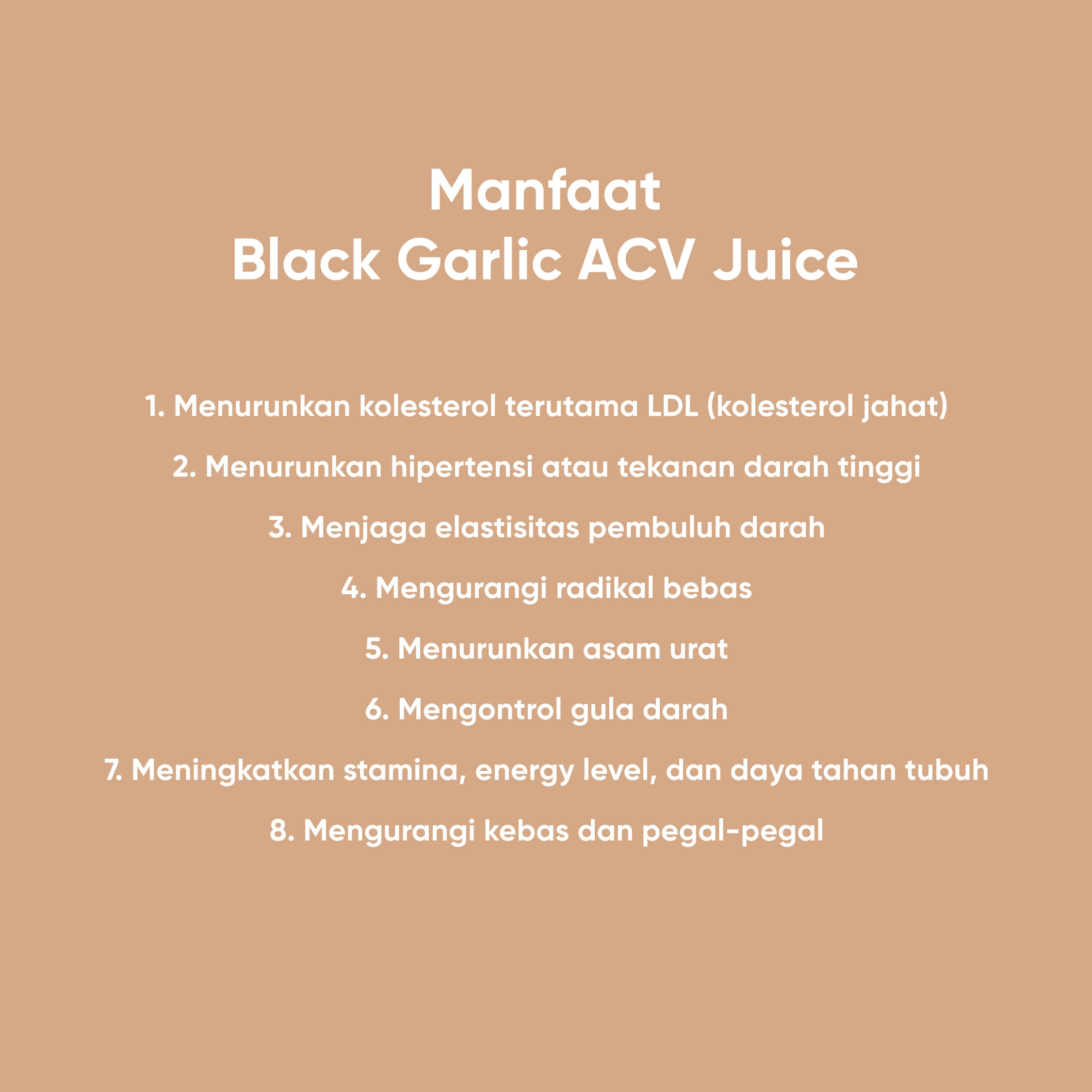 Acaii Tea Black Garlic ACV Juice 350ml / Jus Bawang Hitam Cuka Apel