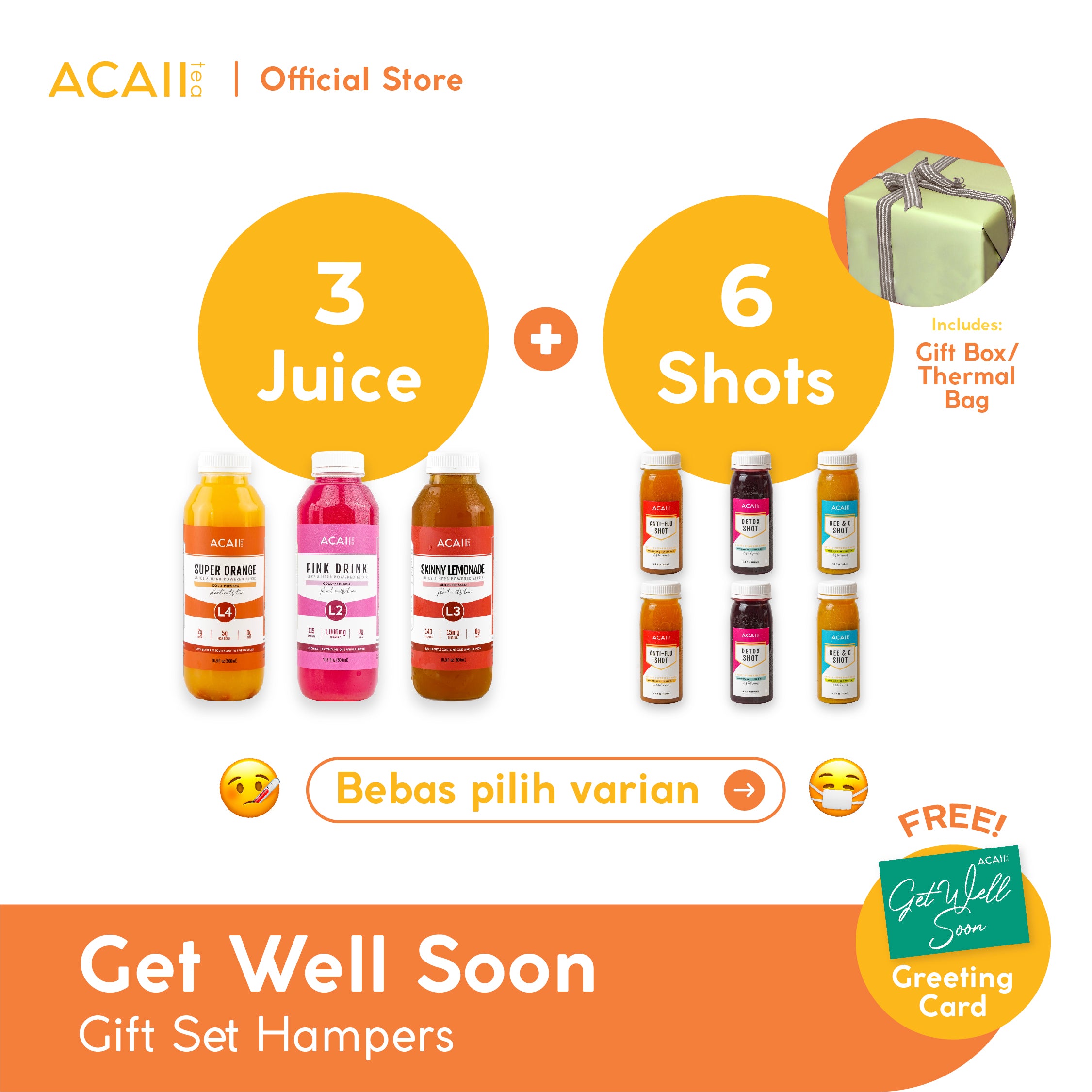 Get Well Soon Gift Set Hampers – Acaii Tea