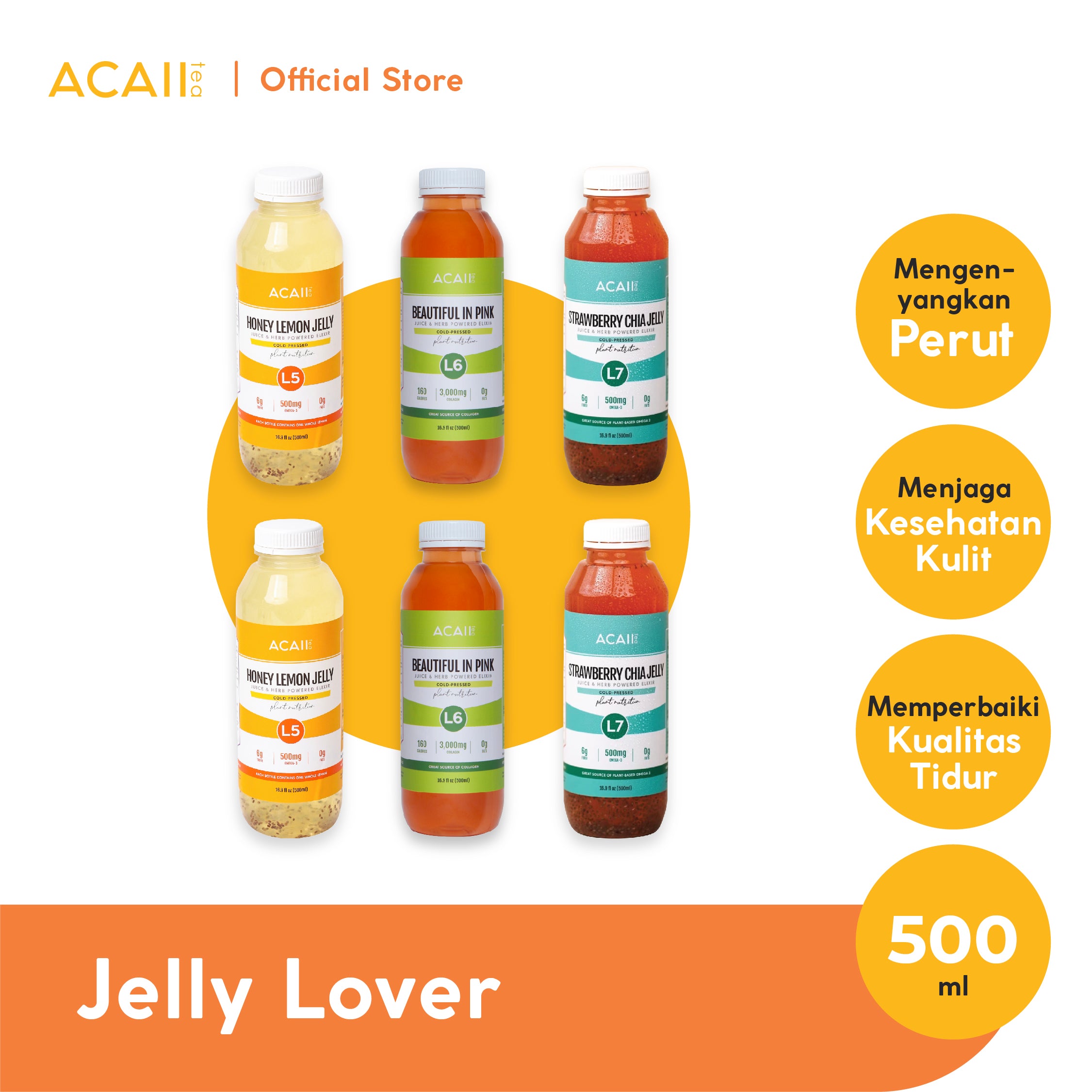 Acaii Tea Jelly Lover (6x500ml)